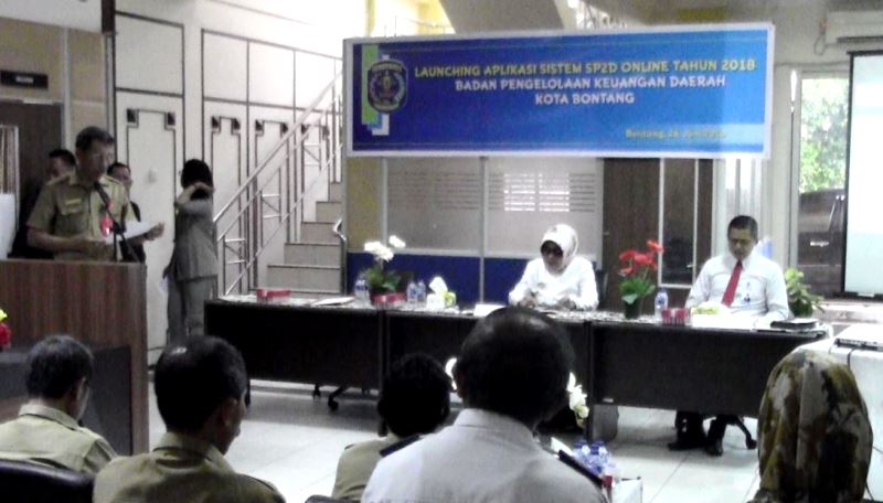 BPKD Bontang Lauching Aplikasi Sistem SP2D Online